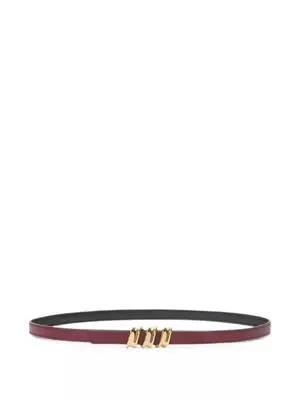Loewe Reversible Sculptural-buckle Belt - Black