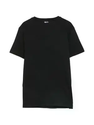 Liu Jo X Disney Minnie Mouse Rhinestone-embellished T-shirt - Black