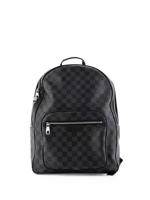 LOUIS VUITTON Josh Damier Graphite Backpack - Black