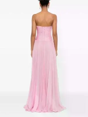 Zuhair Murad Strapless Silk-chiffon Gown