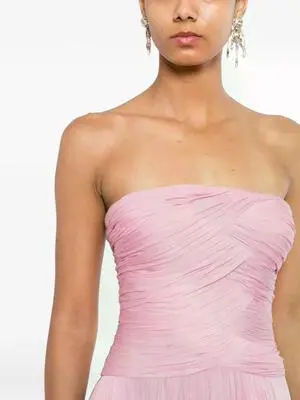 Zuhair Murad Strapless Silk-chiffon Gown
