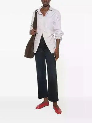 MOTHER The Mid Rise Rambler Cropped Jeans - Blue