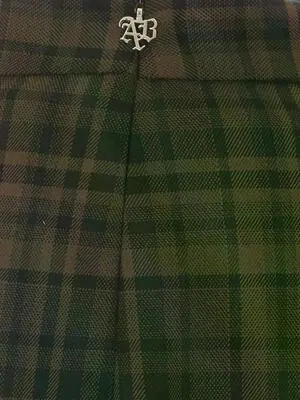 ANIYE BY Noa Check Midi Skirt