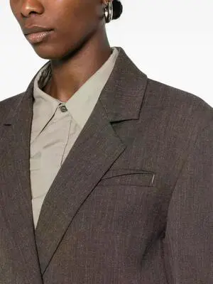 ELEH Double-breasted Notch-lapel Jacket