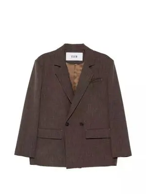 ELEH Double-breasted Notch-lapel Jacket