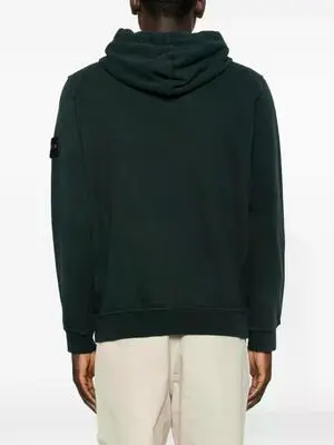 Stone Island Logo-patch Zip-up Hoodie