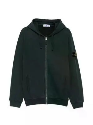 Stone Island 6100067 Brushed Organic Cotton Fleece Sweatshirt - Green