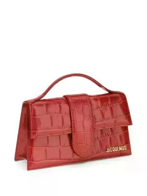Jacquemus Le Grand Bambino Croc-effect Tote Bag