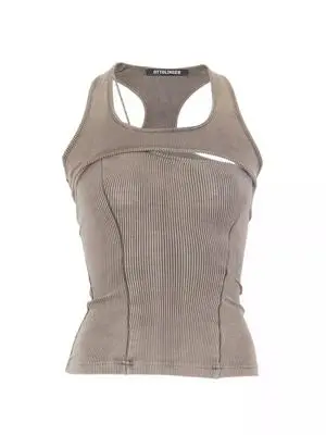Ottolinger Cut-out Ribbed Top - Grey