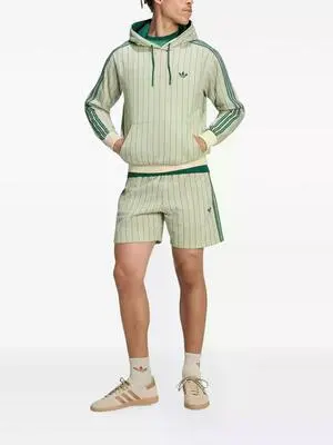 Adidas Pinstripes Hoodie - Neutrals
