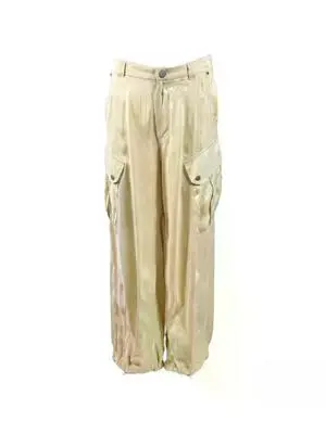Pinko Satin-finish Cargo Pants - Neutrals