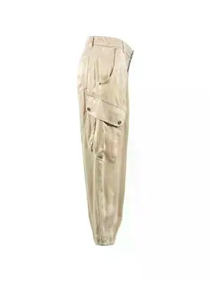 Pinko Satin-finish Cargo Pants