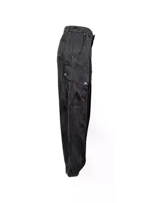 Pinko Washed-effect Cargo Pants
