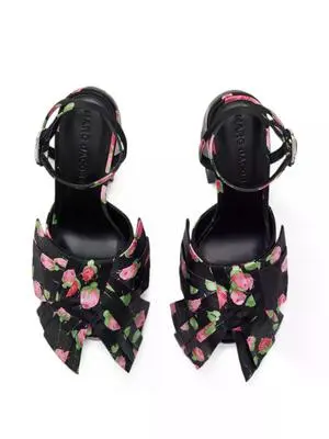 Marc Jacobs Floral Bow Platform Heel Pumps