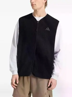 Adidas City Tech 3-stripes High-pile Fleece Vest