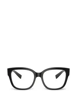 Dolce & Gabbana Logo-plaque Cat-eye Glasses - Black