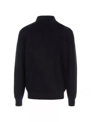 UMIT BENAN Long-sleeve Knitted Polo Shirt