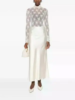 Imperial Satin-finish Bias-cut Maxi Skirt