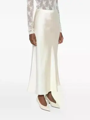 Imperial Satin-finish Bias-cut Maxi Skirt