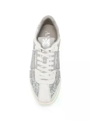Amiri Pacific Bones Glitter-embellished Sneakers