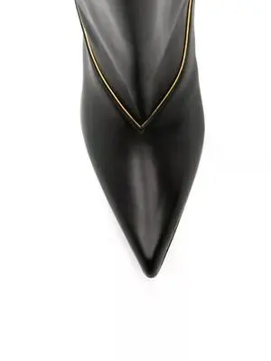 Versace Leather Ankle Boots
