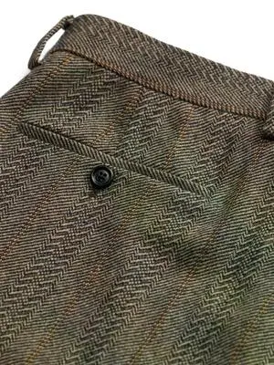 Ralph Lauren Herringbone-pattern Pleated Trousers