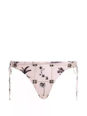 Agua Bendita Ocaso Side-tie Bikini Bottoms - Neutrals