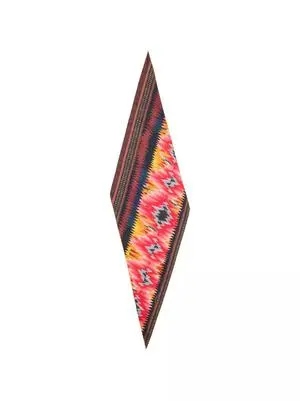 PIERRE-LOUIS MASCIA Aloeuw Geometric-pattern Scarf - Blue