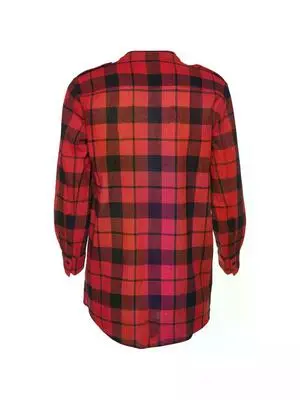 Burberry Checked Long-sleeve Blouse