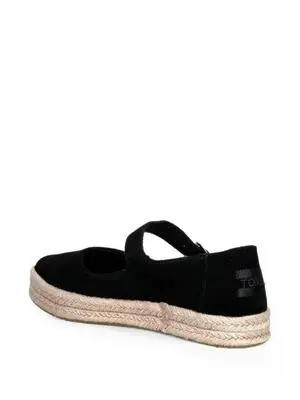 Toms Carolina Mary Jane Buckle-strap Platform Espadrilles - Black