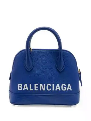Balenciaga 2018 Xxs Ville Satchel Bag - Blue