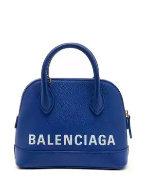 Balenciaga Xxs Ville Satchel Bag - Blue