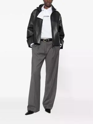 Antonelli Firenze Salice Pleated Wide-leg Trousers