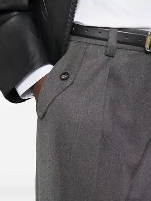 Antonelli Firenze Salice Pleated Wide-leg Trousers