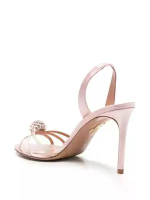 AQUAZZURA Crystal Bubble Sandals