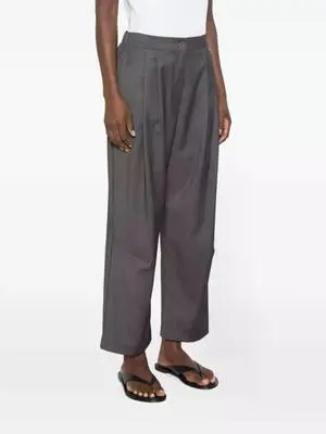 Dixie Pleated Straight-leg Trousers