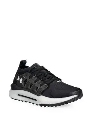 Under Armour Phantom X Cage-detail Panelled Low-top Performance Sneakers - Black