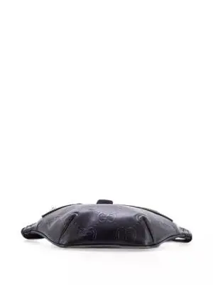 Gucci Gg Embossed Perforated Leather Small Belt Bag