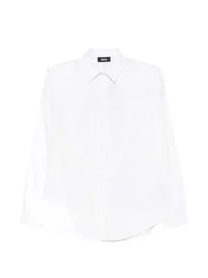 Dixie Padded-shoulder Shirt - White