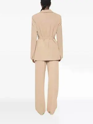 Imperial Belted Shawl-lapel Jacket