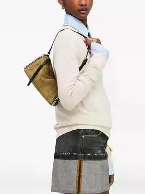 Marc Jacobs Scene Small Shoulder Bag In Suede - Brown