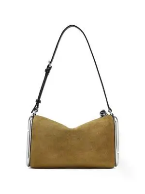 Marc Jacobs Scene Small Shoulder Bag In Suede - Brown