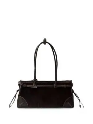 Prada Bonnie Medium Corduroy And Leather Handbag