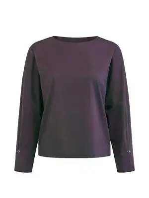 Liviana Conti Button-cuff Long-sleeve Top - Red