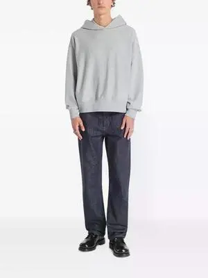 Calvin Klein Logo-embroidered Hoodie - Grey
