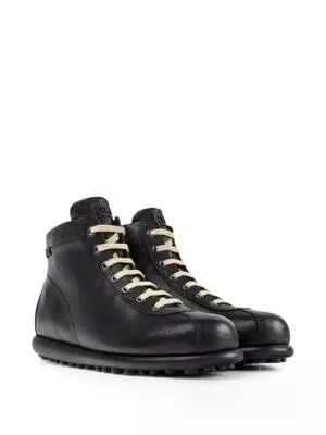 Camper Pelotas Ariel Leather Ankle Boots - Black