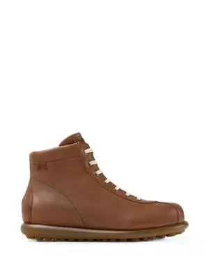 Camper Pelotas Ariel Leather Ankle Boots - Brown