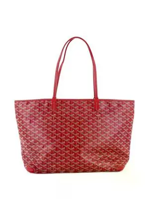 Goyard Artois Tote Coated Canvas Mm Shoulder Bag - Red