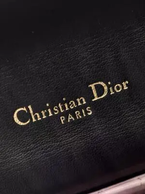 Dior 2000-2026 Medium Lambskin Cannage Miss Flap Shoulder Bag
