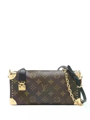 LOUIS VUITTON 2021-2026 Monogram Slim Trunk Shoulder Bag - Brown